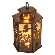24 Pcs Mini Lantern Decorative with Flickering Led Candle Bulk Vintage ...