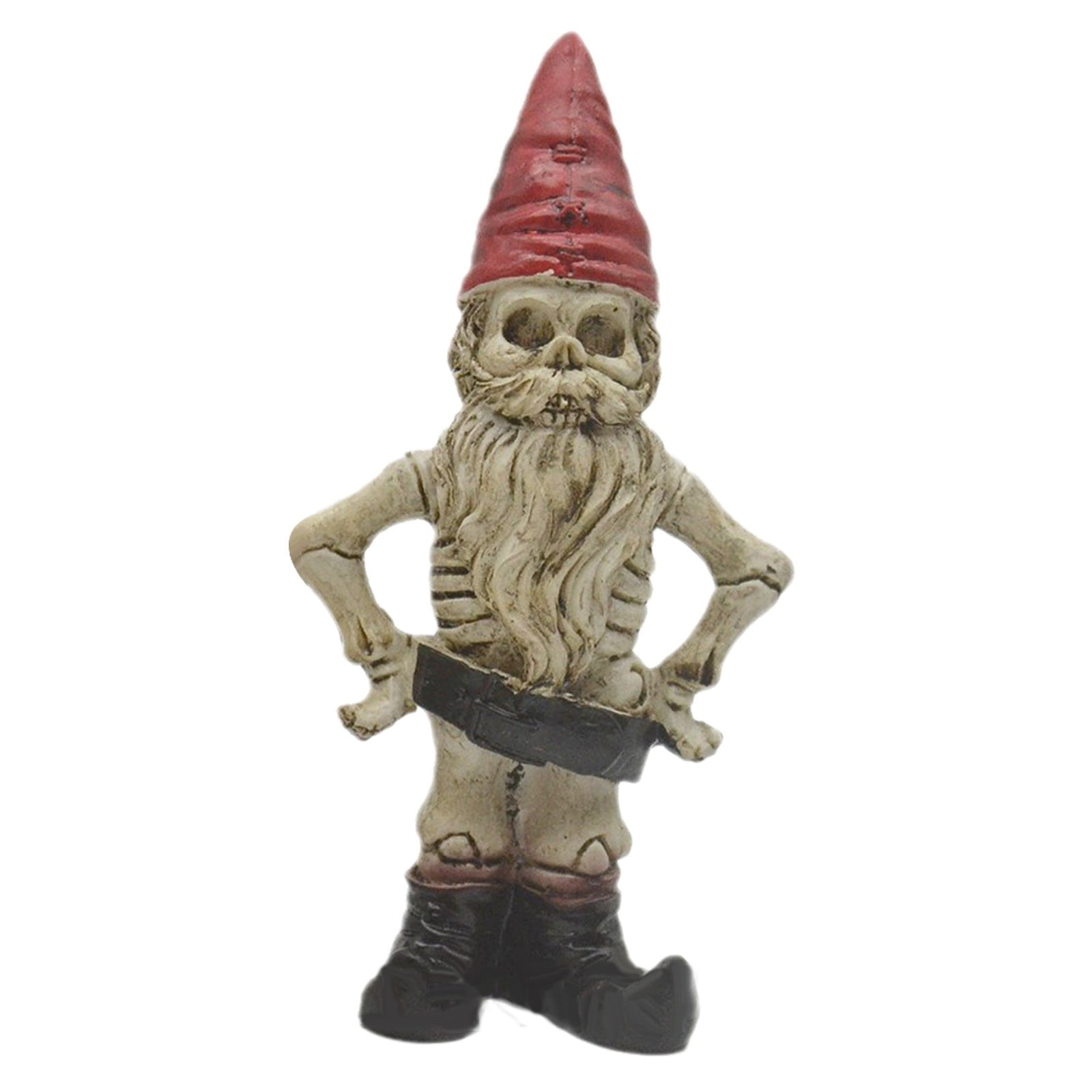 Uutvmp Halloween Skeleton Gnome Couple Garden Statue, Zombie Gnome ...