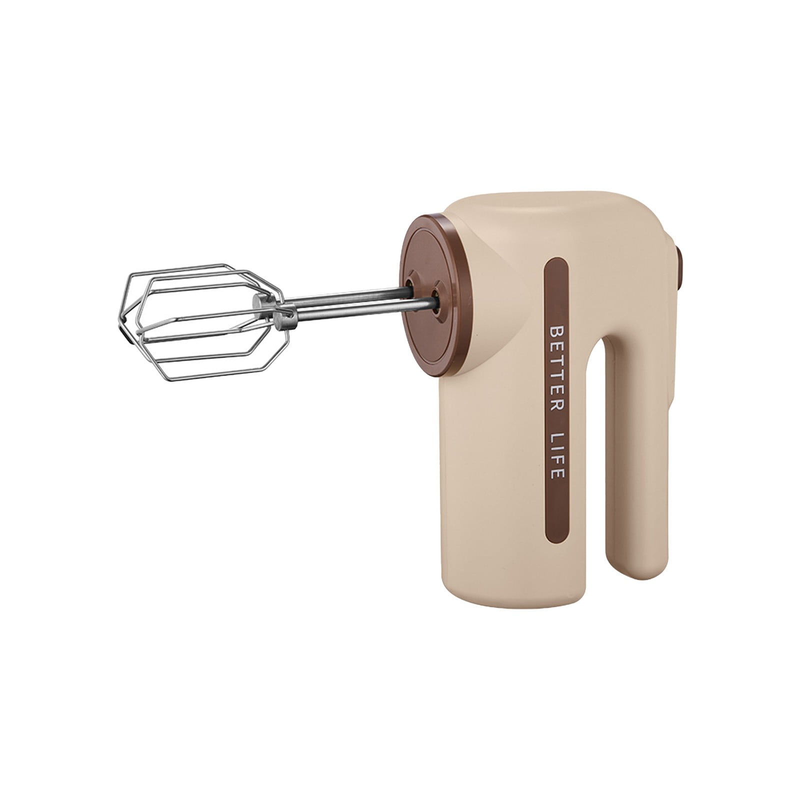 Uutvmp Household Cordless Electric Hand Mixer, 5 Speed With Stainless ...