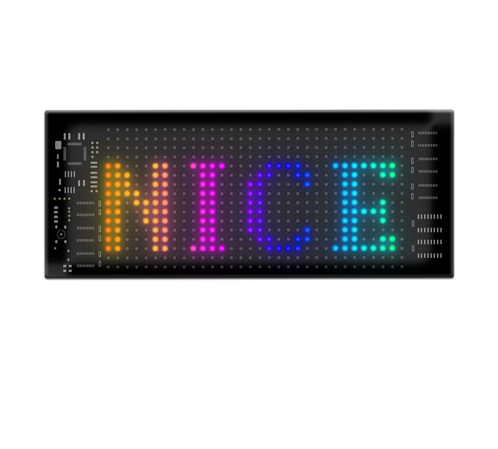 Uutvmp LED Car Sign Flexible, Programmable LED Matrix Panel, FPCB ...