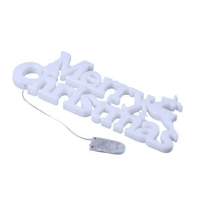 Large Outdoor Merry Christmas Lighted Sign