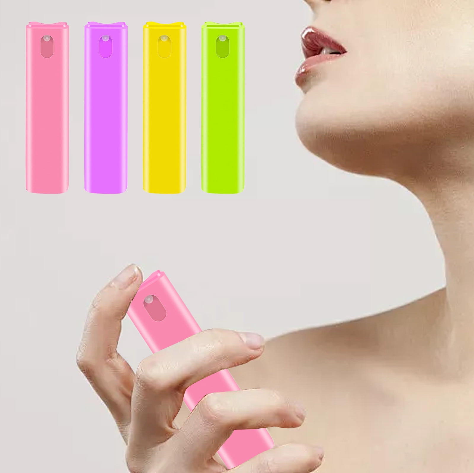 Uutvmp Macaron Color Spray Bottle, Solid Color Portable Small Spray ...