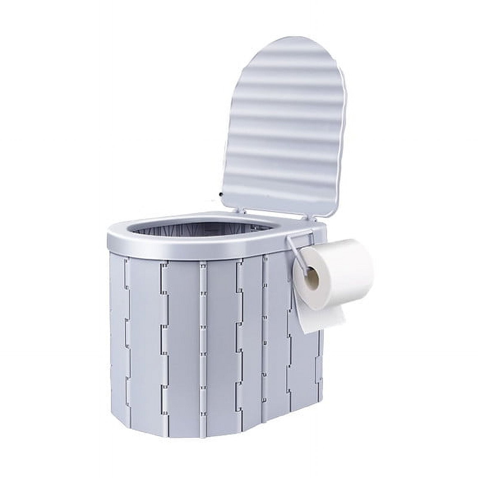 Uutvmp Portable Toilet, Camping Toilet for Adults with Lid, Folding ...