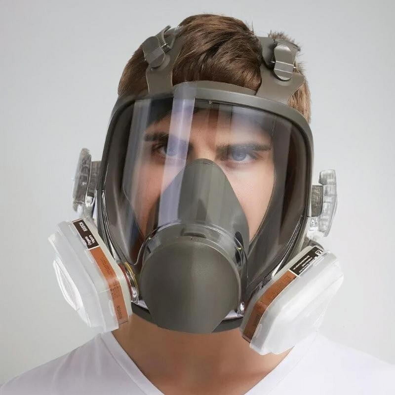 Uutvmp Reusable Respirator Full Face Gas Cover, Organic Vapor Mask and ...