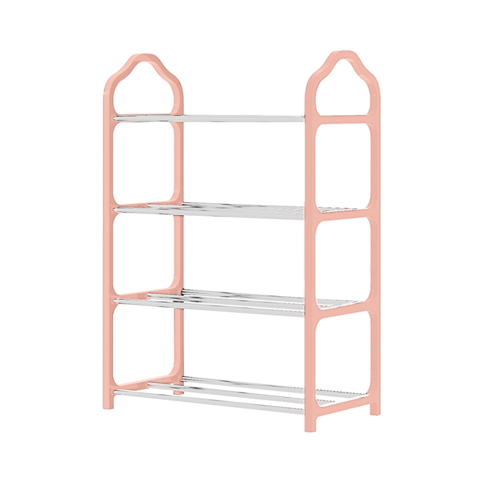 Uutvmp Shoe Rack Portable, 4 Tiers Shoe Rack, Assembled Shoe Rack with ...