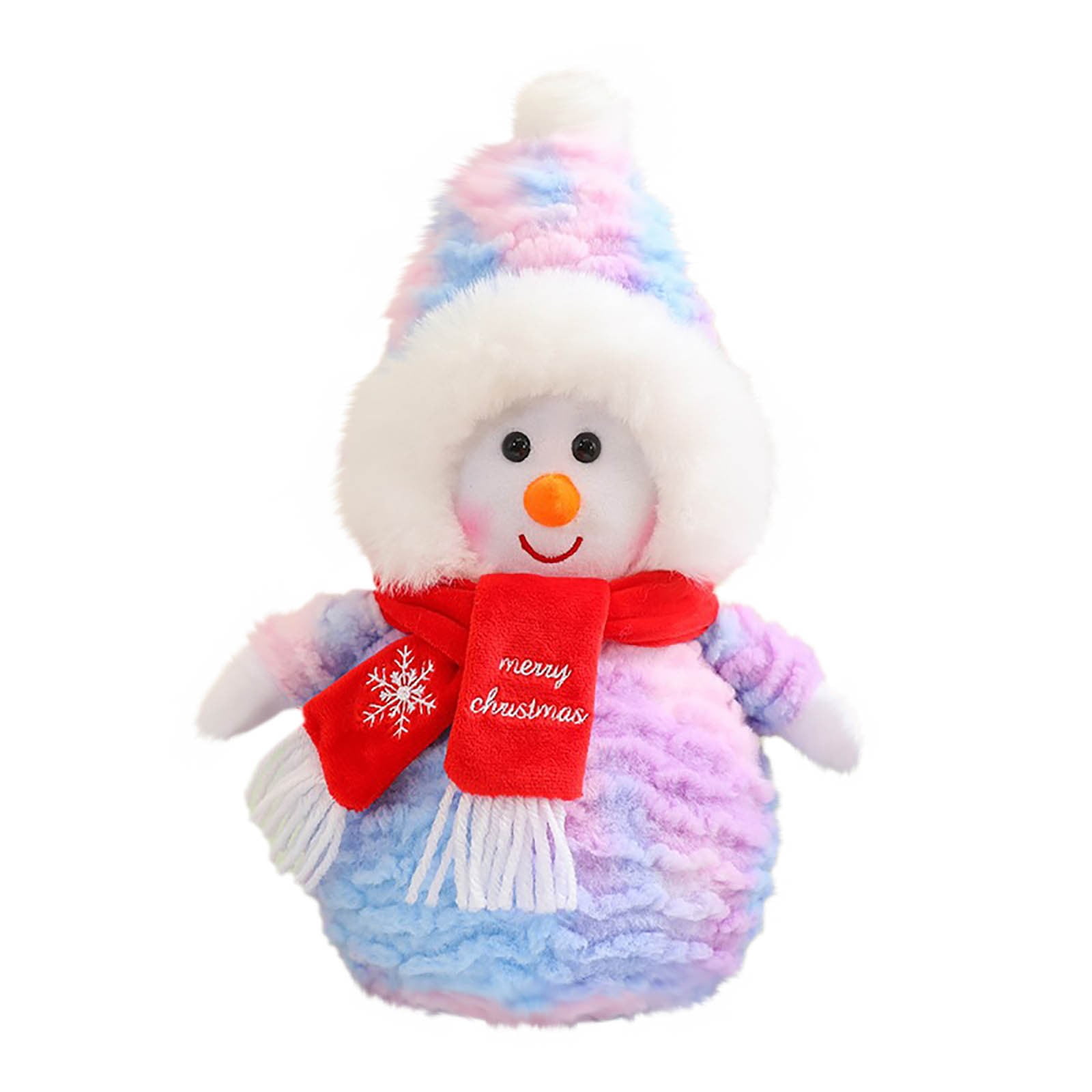 Uutvmp Stuffed Snowman, Christmas Snowman Stuffed Plush, 13.8 Inch ...