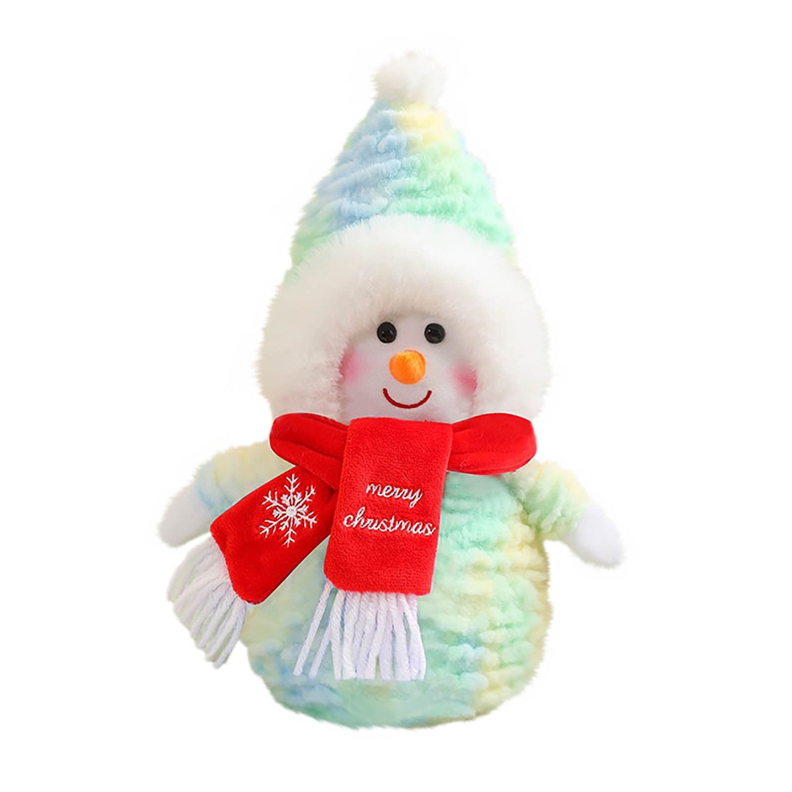 Uutvmp Stuffed Snowman, Christmas Snowman Stuffed Plush, 13.8 Inch ...