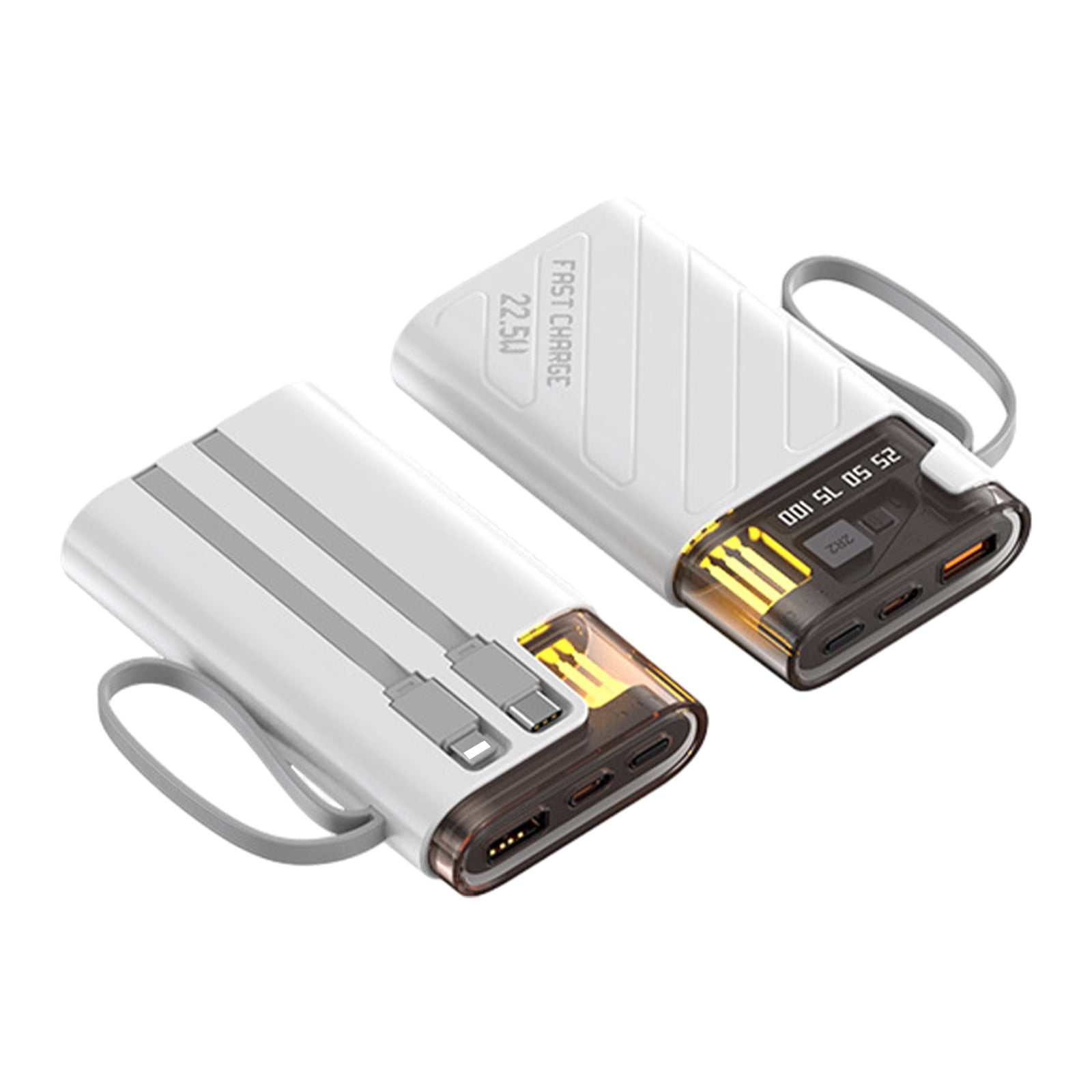Uutvmp Super Fast Charging Power Bank Comes With a Built-in Cable Of ...