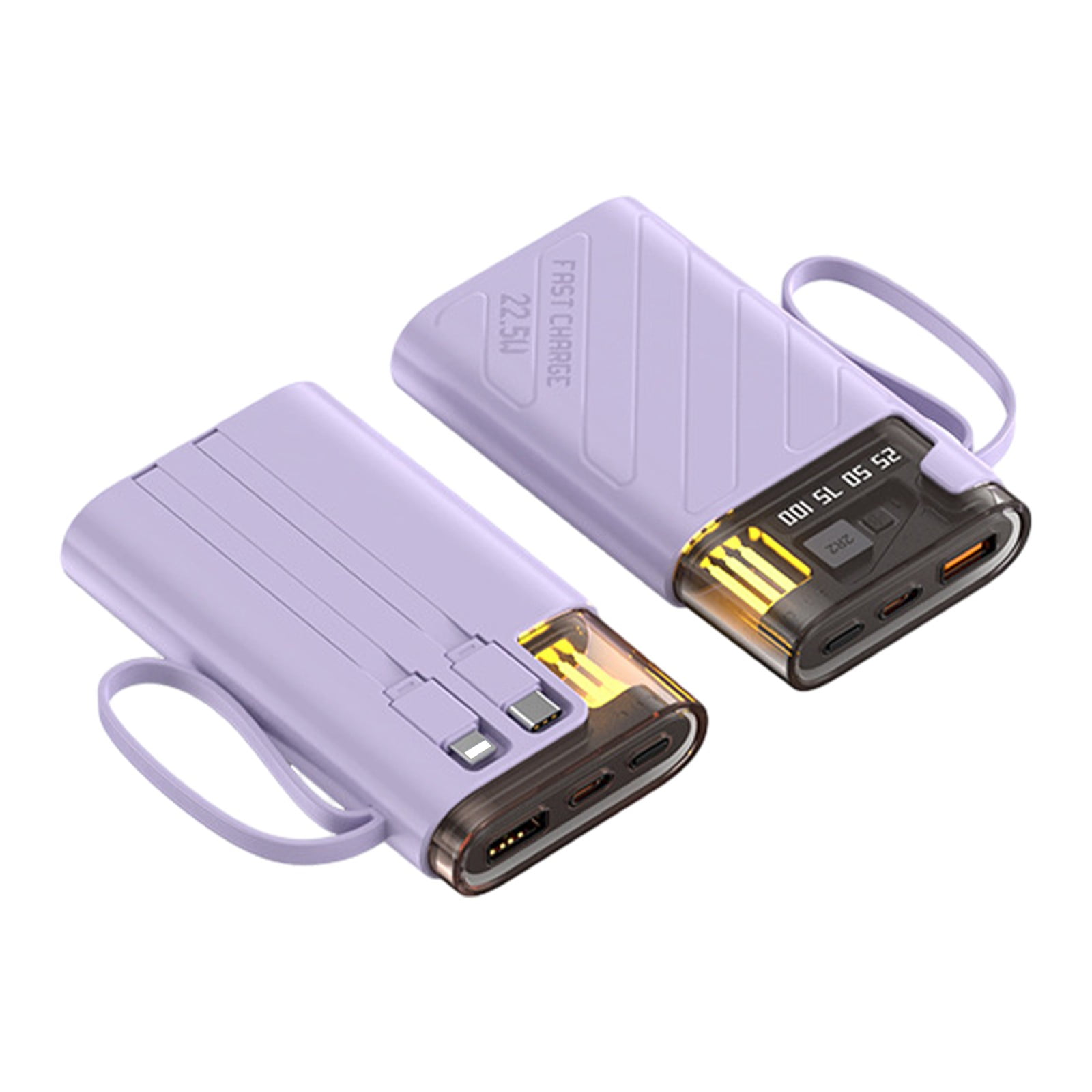 Uutvmp Super Fast Charging Power Bank Comes With a Built-in Cable Of ...