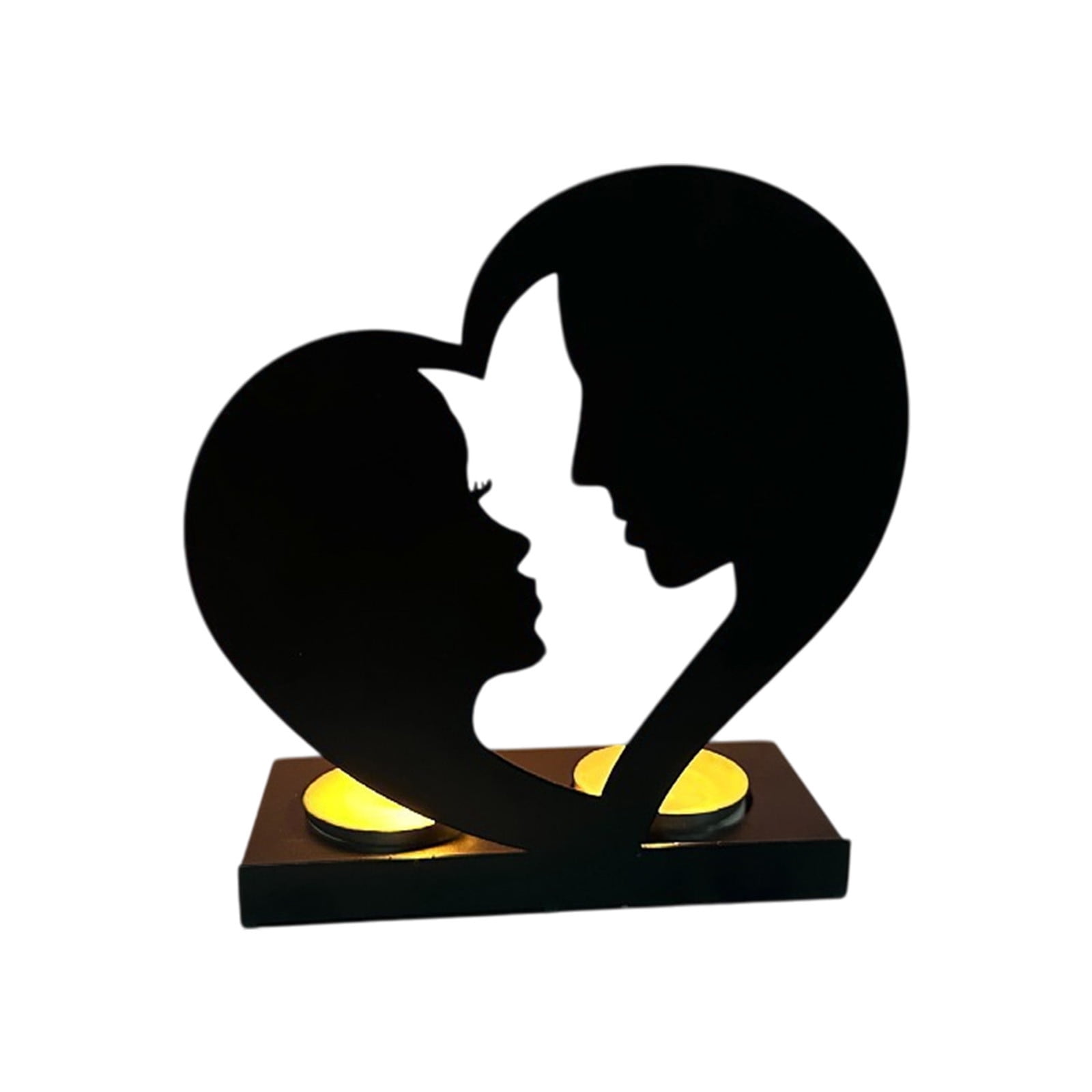 Uutvmp Tea Light Candle Holder, Wedding Valentine's Day Couples Love ...