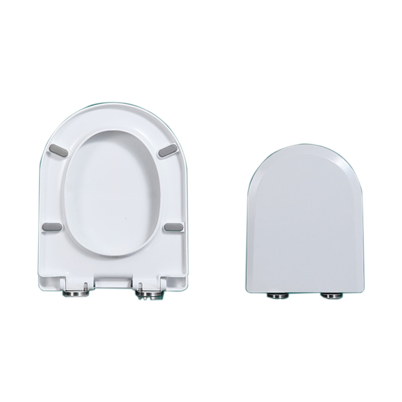 Uutvmp Toilet Lid, Plastic Toilet Lid with Adjustable Hinges, Durable ...