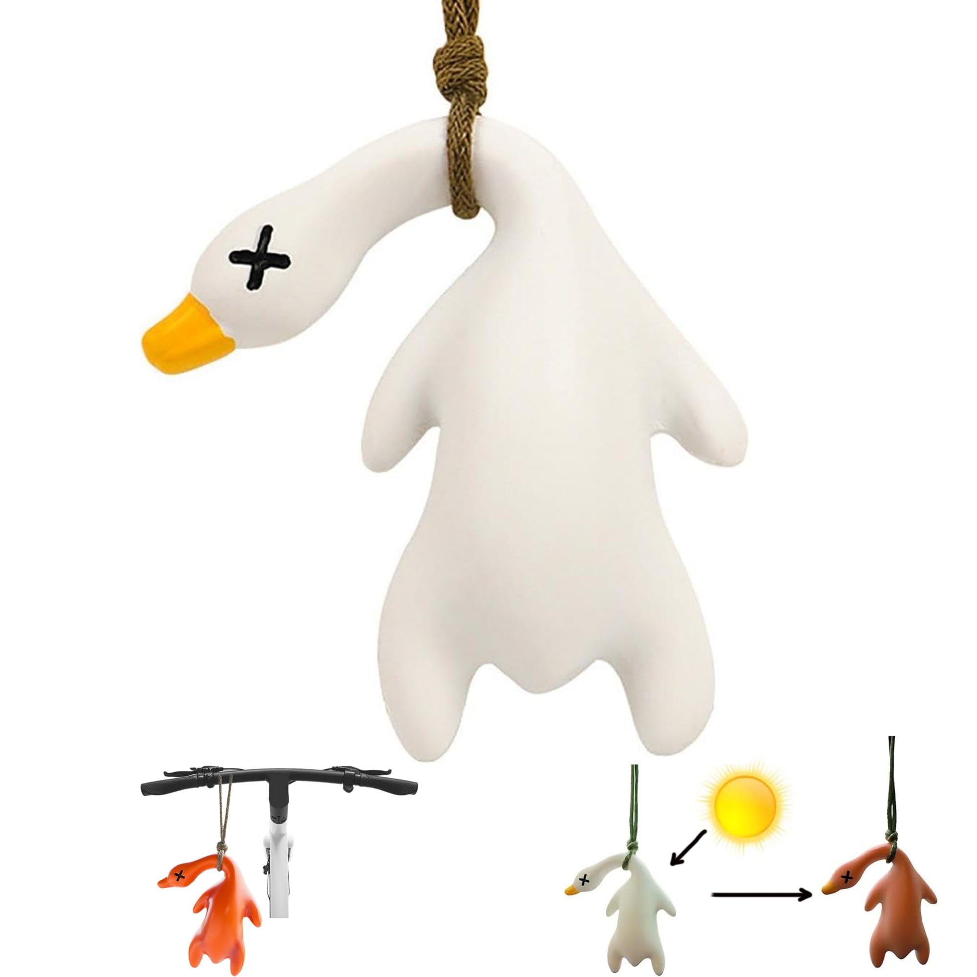 Uv Color Changing Duck, Changing Roast Duck Creative Pendantt ...