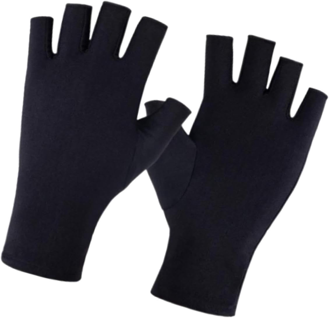 Uv Protection Fingerless Gloves,UV Shield Gloves Lightweight Flexible ...