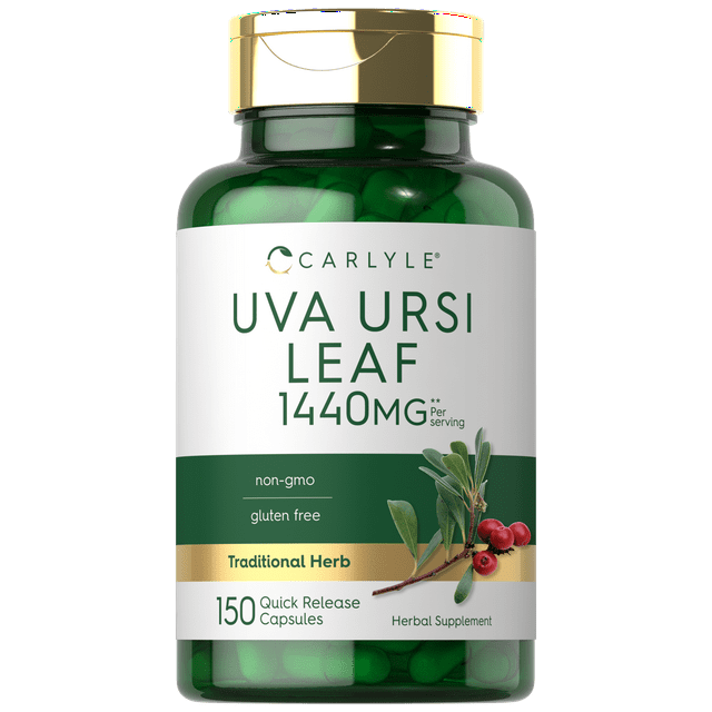 Uva Ursi Capsules 1440mg | 150 Count | Leaf Extract Supplement for Men ...