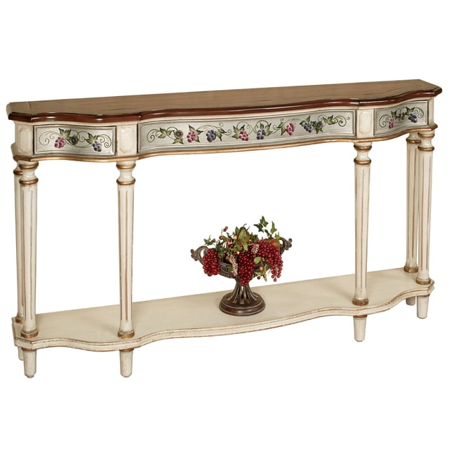 Uva Viti Buffet Table Antique Ivory - Walmart Business Supplies