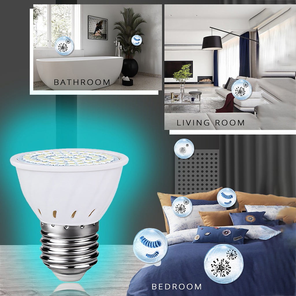 Uvc Lamp Light Bulb E27 72Led Led Light White - Walmart.com