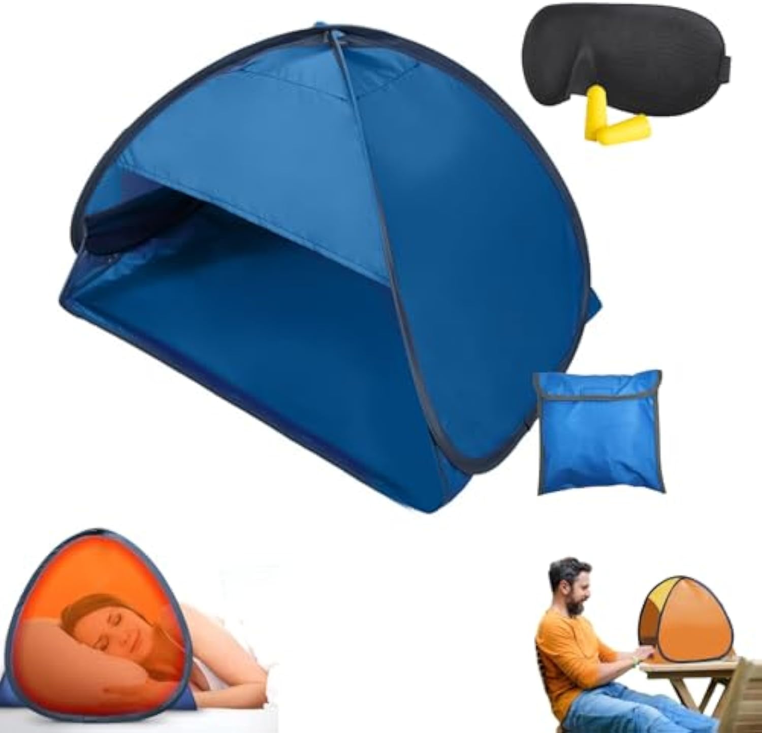 Uveego Mini Head Sun Shelter Tent, with Laptop Computer Tent, Foldable ...