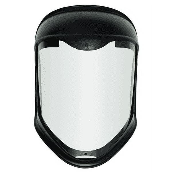 Uvex Bionic® Matte Black Face Shield with Hard Hat Adapter and Clear ...