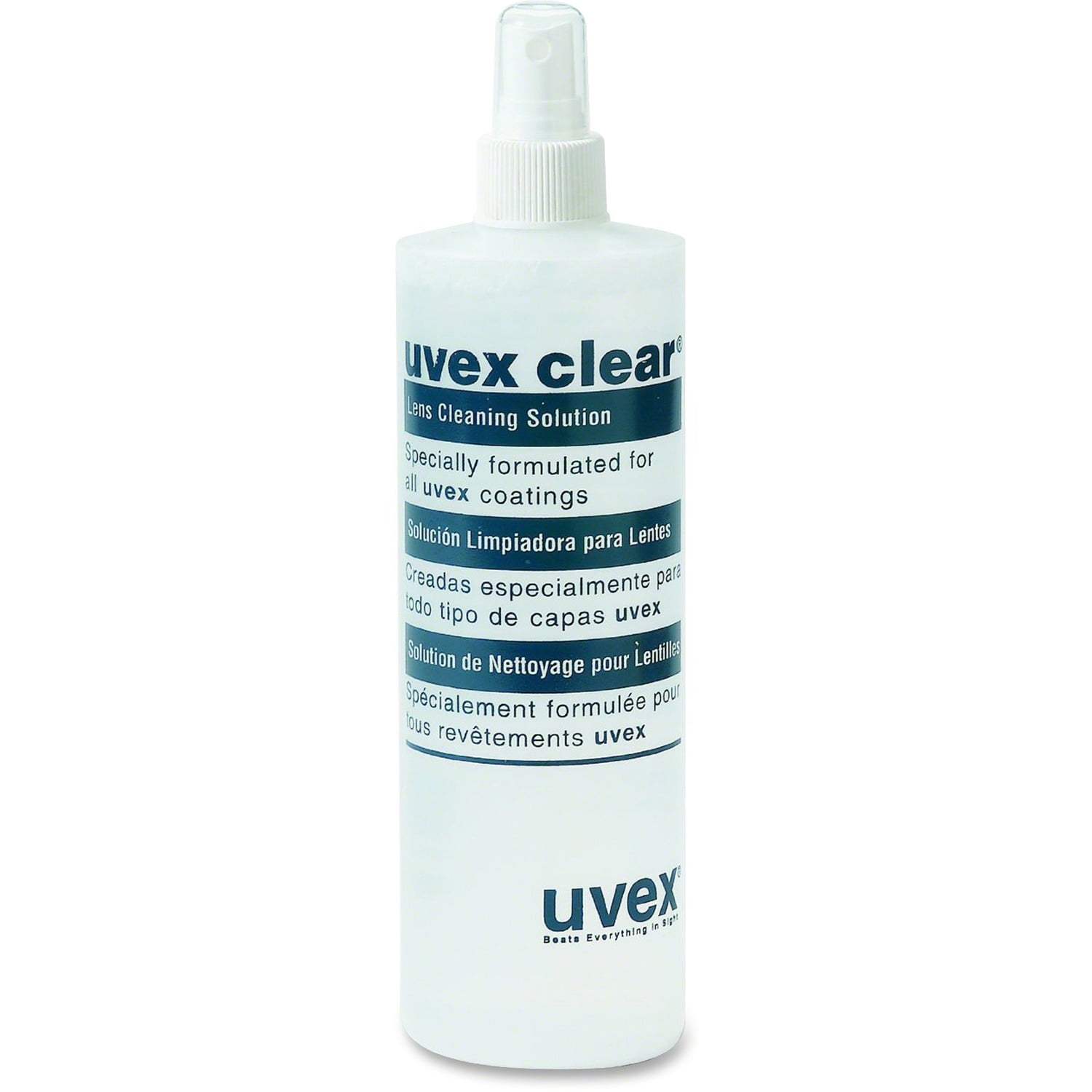Uvex Safety Inc. Lens Cleaning Solution Spray Bottle 16oz S463 ...
