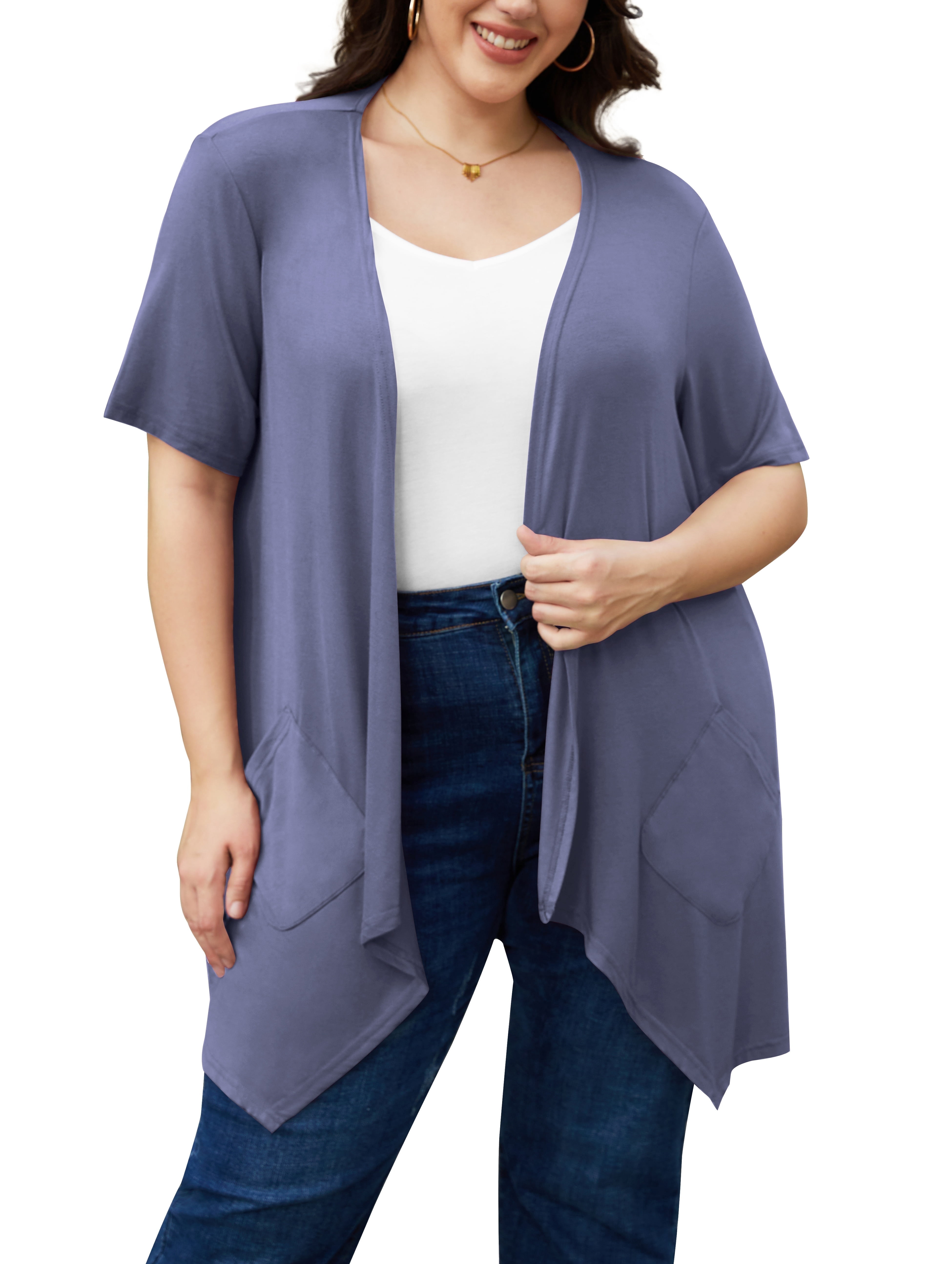 Uvplove Women's Floral BOLERO SHRUG Short Sleeve Lightweight Summer ...