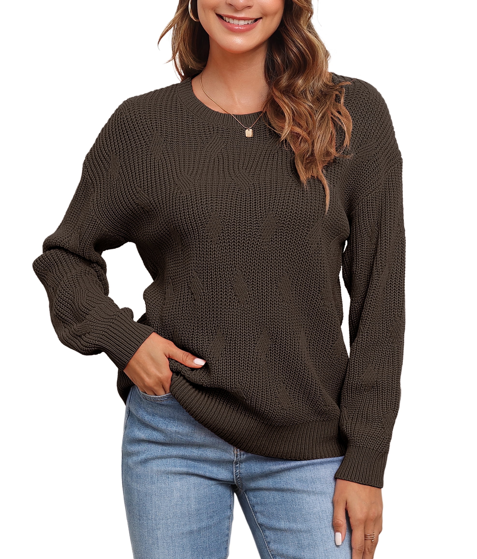 Uvplove Women's Batwing Sleeve Lightweight Sweater, Casual Pullovers ...