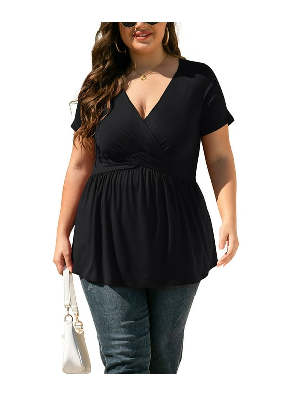 Low Cut Shirt Plus Size