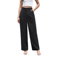 Chic Women's Easy Fit Elastic Waist Pull On Pant - Walmart.com