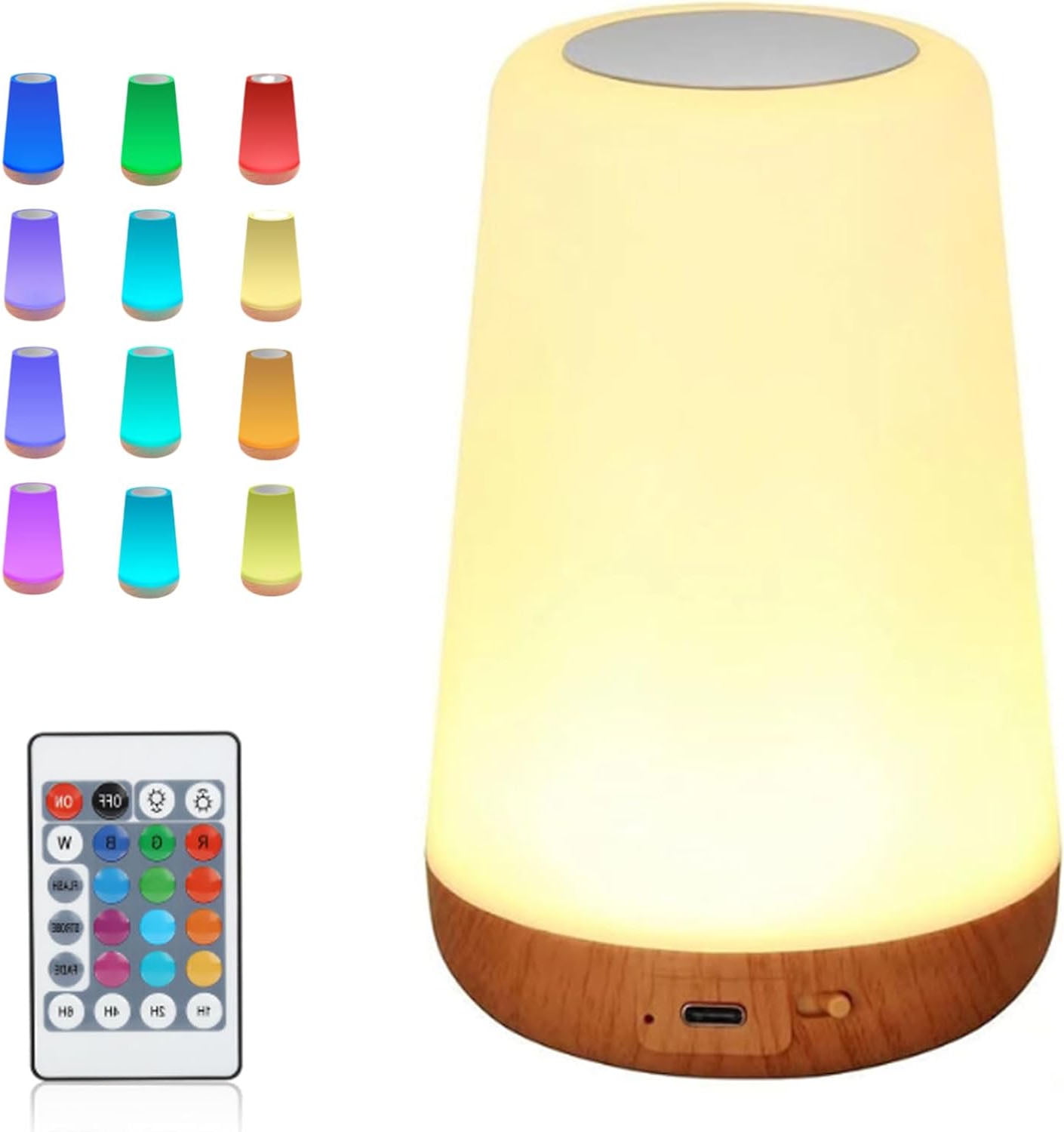 Uwantme Night Light, Dimmable Touch Lamp, Portable Touch Lamp, Led ...