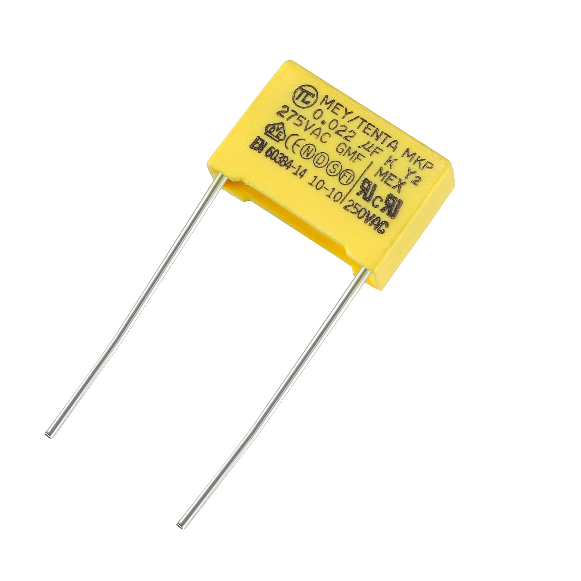 Uxcell 0.022uF 275VAC X2 MKP Polypropylene Film Safety Capacitor 10 ...