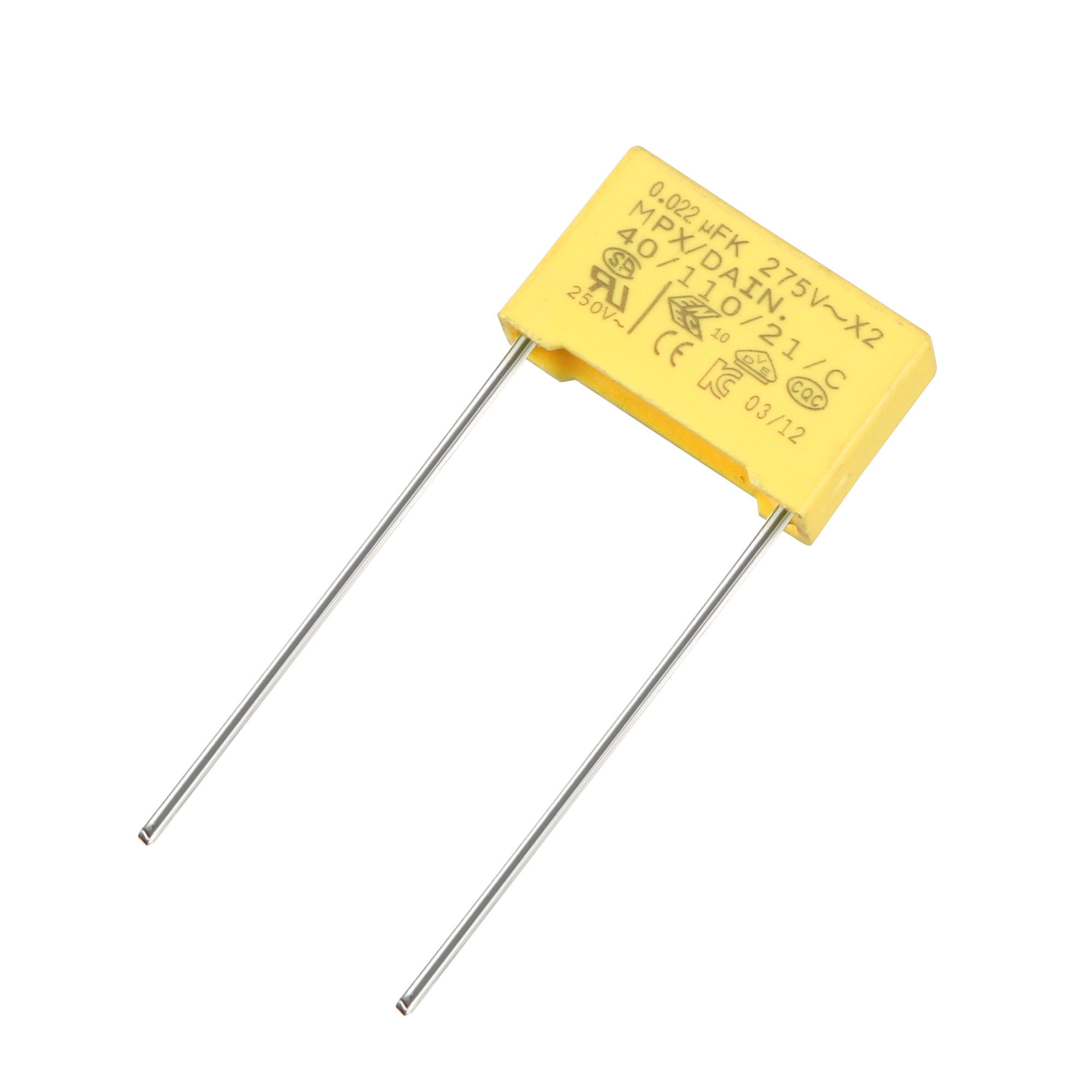 Uxcell 0.022uF 275VAC X2 MKP Polypropylene Film Safety Capacitors 15 ...