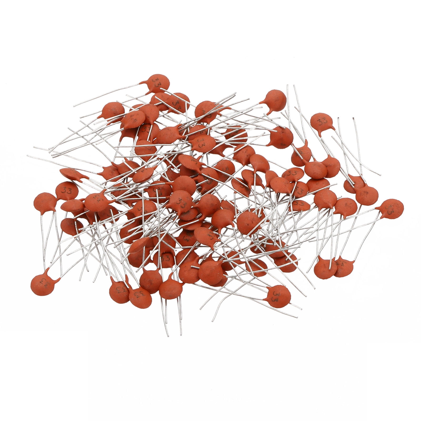 Uxcell 0.033nf 50V Ceramic Disc Capacitor, 100 Pcs Ceramic Chip ...