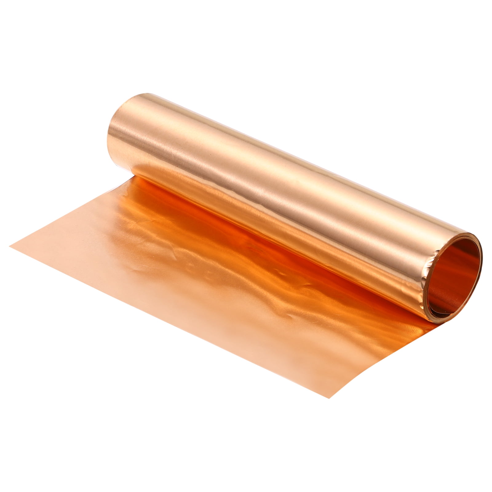 Uxcell 0.03mm x 100mm x 2500mm Copper Sheet Roll, 99.9% Pure Copper ...