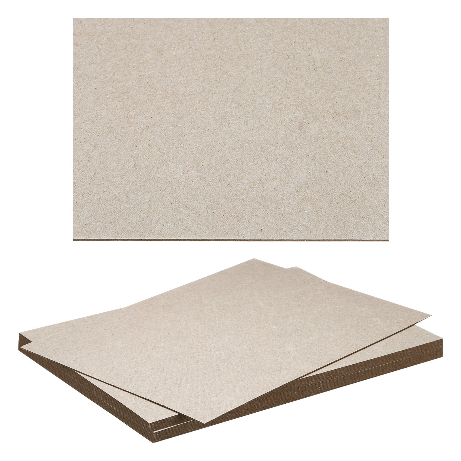 Uxcell 0.04"x12"x8" Book Board, 20 Pack Chipboard Sheets Book Binding ...