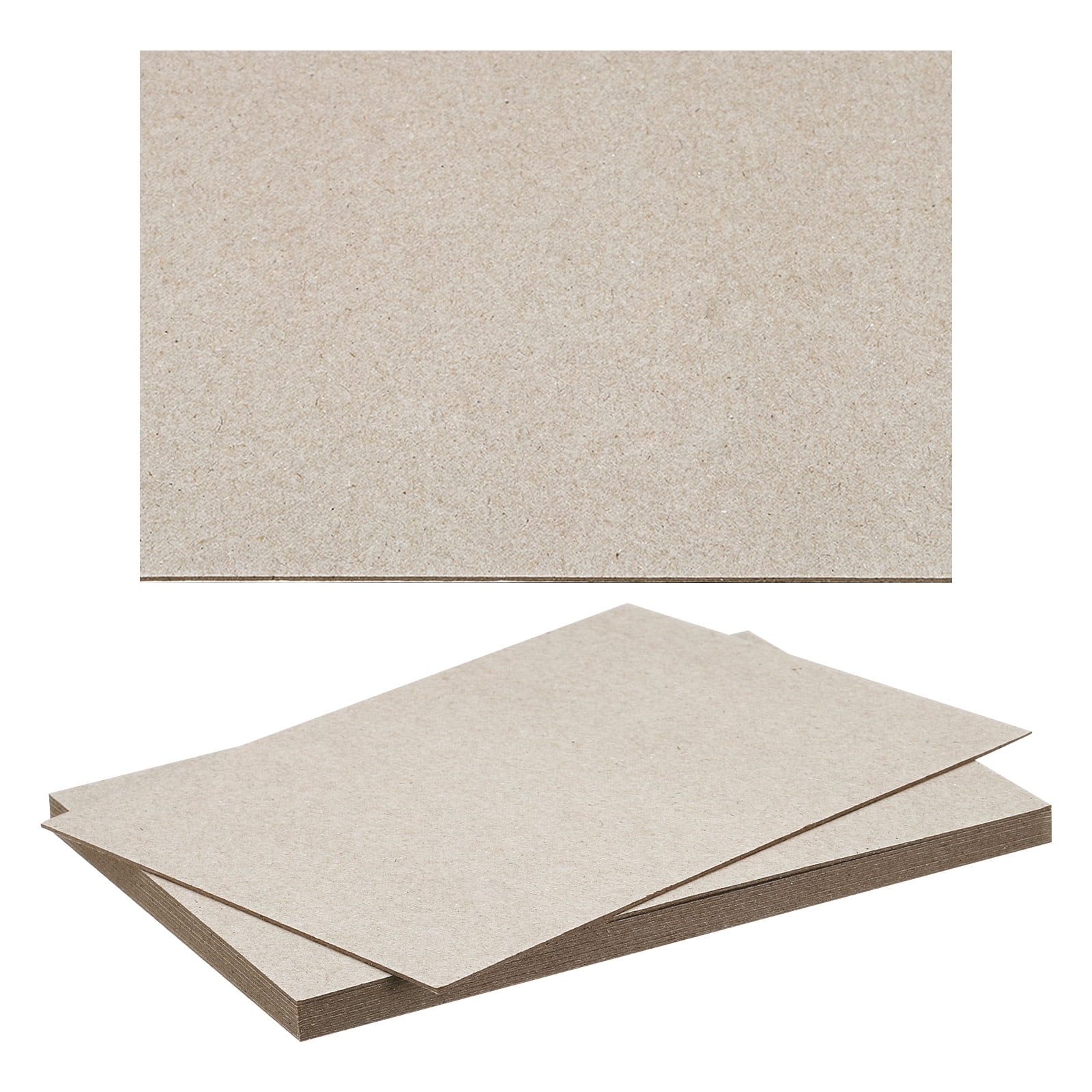 Uxcell 0.04"x7"x5" Book Board, 10 Pack Chipboard Sheets Book Binding ...
