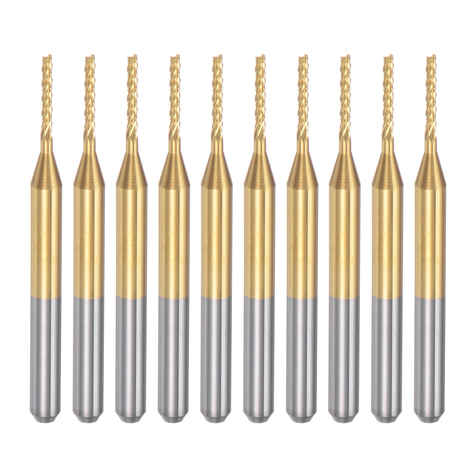 Uxcell 0.043'' Coat Carbide End Mill Engraving Milling Cutter CNC ...