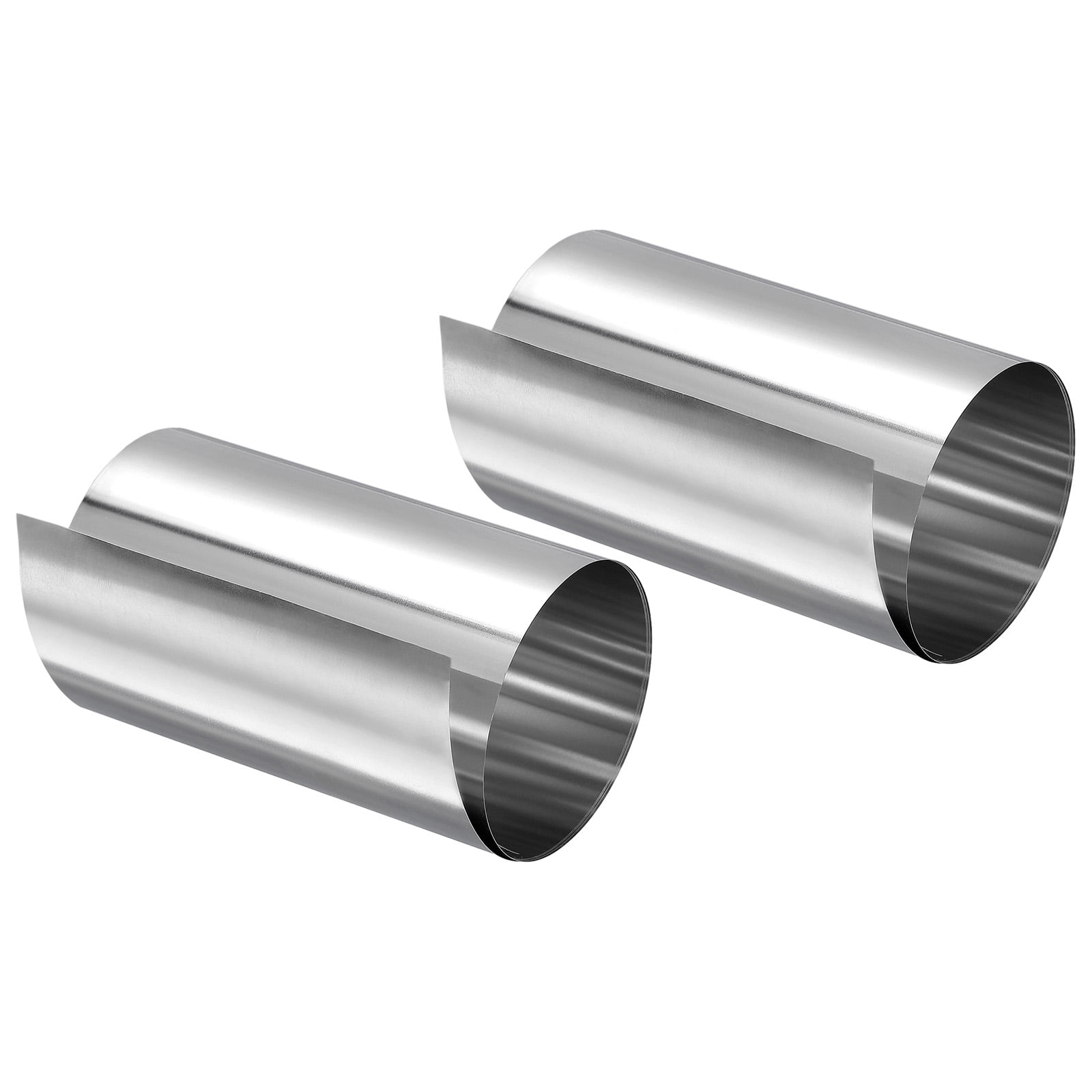 Uxcell 0.04x100x1000mm 304 Stainless Steel Roll Sheet Fine Plate Sheet ...