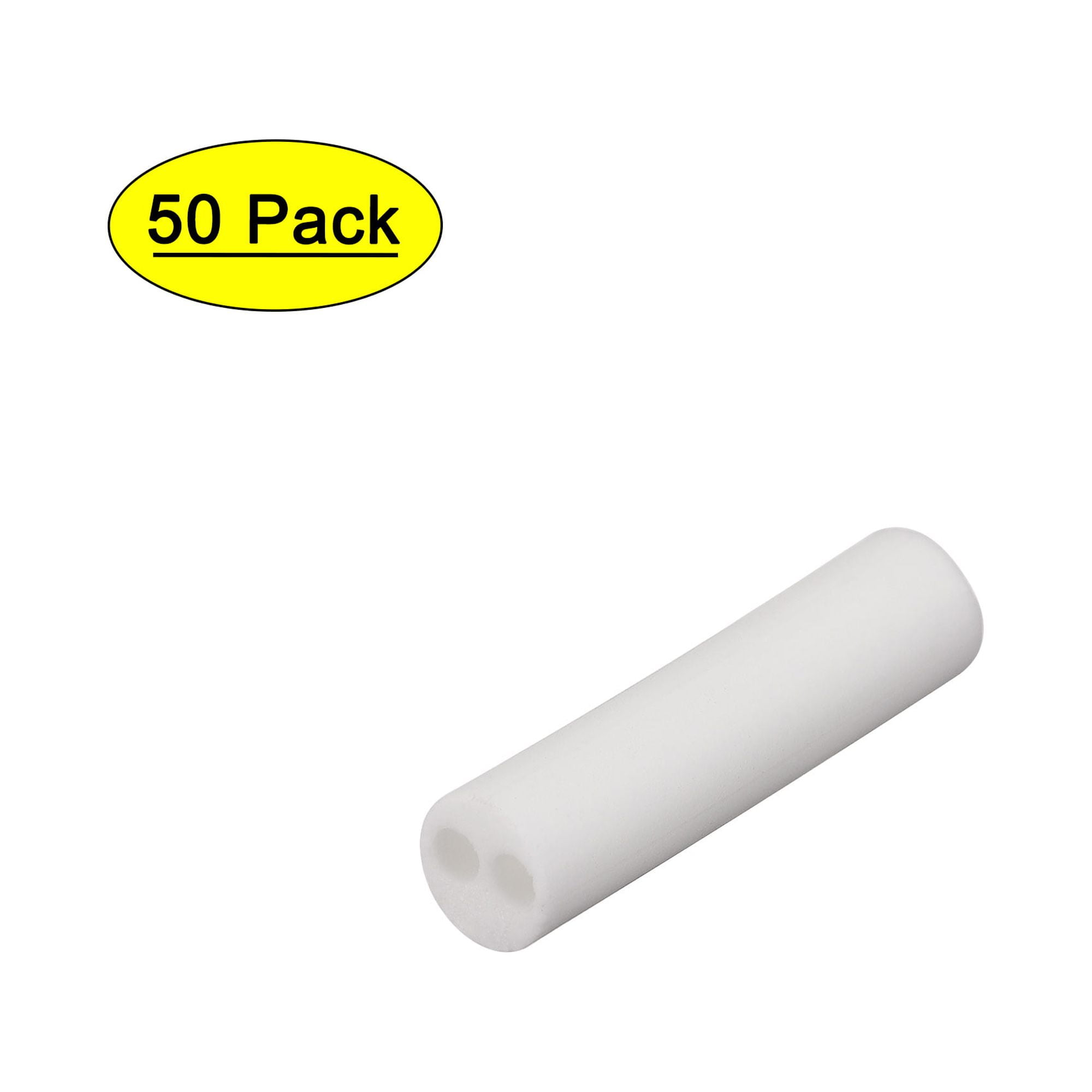 Uxcell 0.06'' Dia Ceramic Tube Insulated Electronic Wire Bundle Heat ...