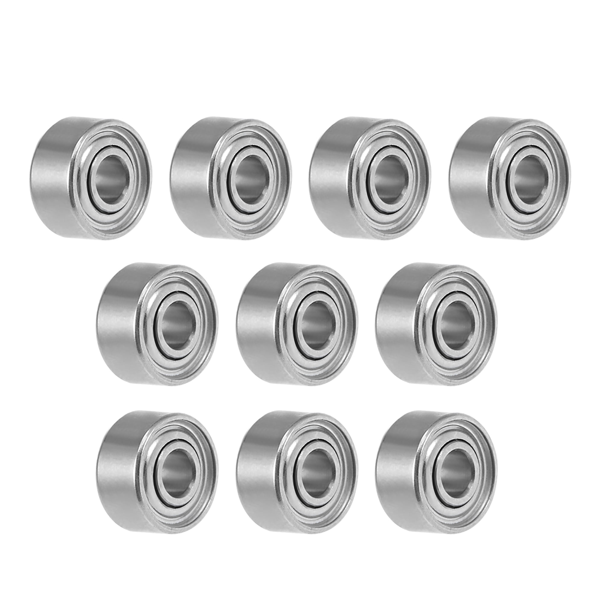 Uxcell 0.06''x0.16''x0.08'' Deep Groove Ball Bearing Double Shielded ...