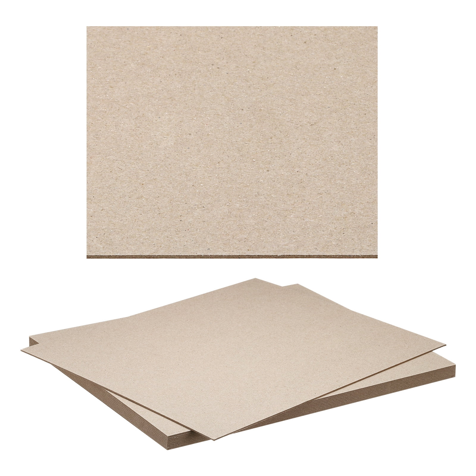 Uxcell 0.06"x12.5"x10" Book Board, 10 Pack Chipboard Sheets Book ...