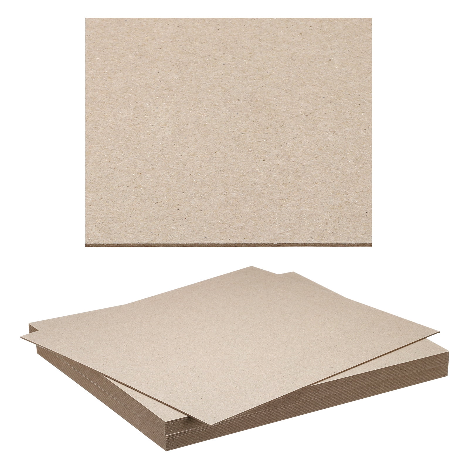 Uxcell 0.06"x12.5"x10" Book Board, 20 Pack Chipboard Sheets Book ...