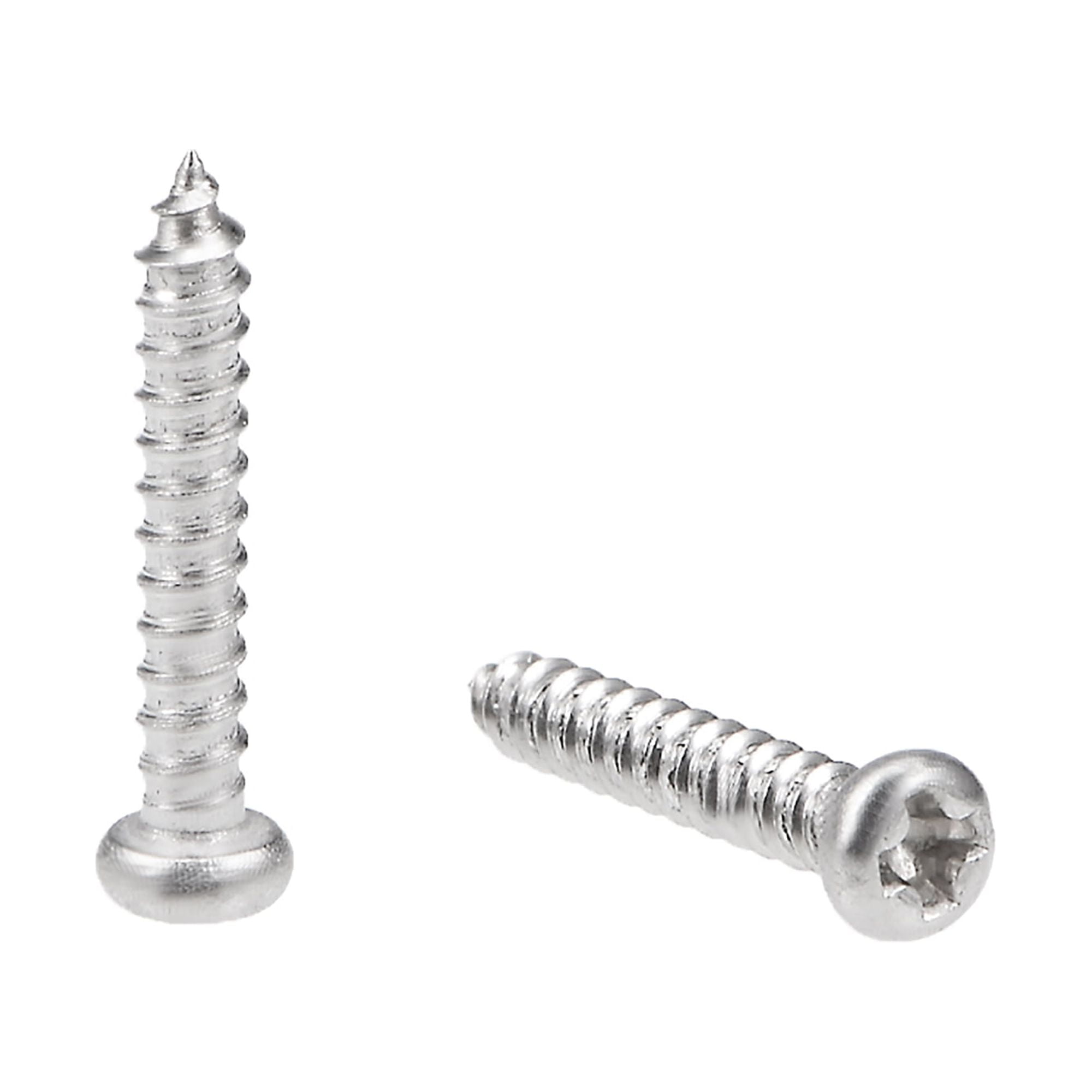 Uxcell 0.08''x 0.47'' Self Tapping Screws Pan Head Screw Fasteners ...