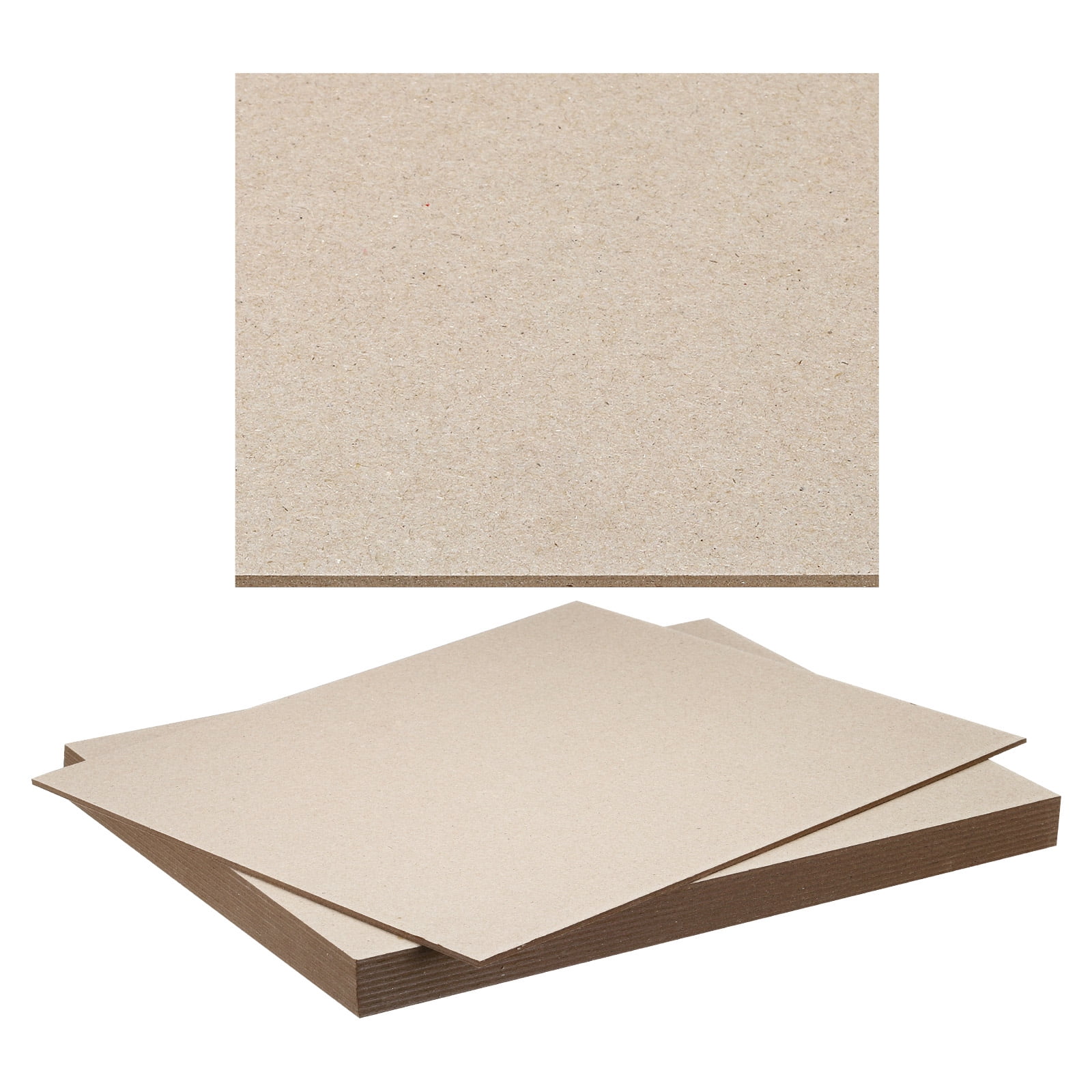 Uxcell 0.1"x12.5"x10" Book Board, 10 Pack Chipboard Sheets Book Binding ...