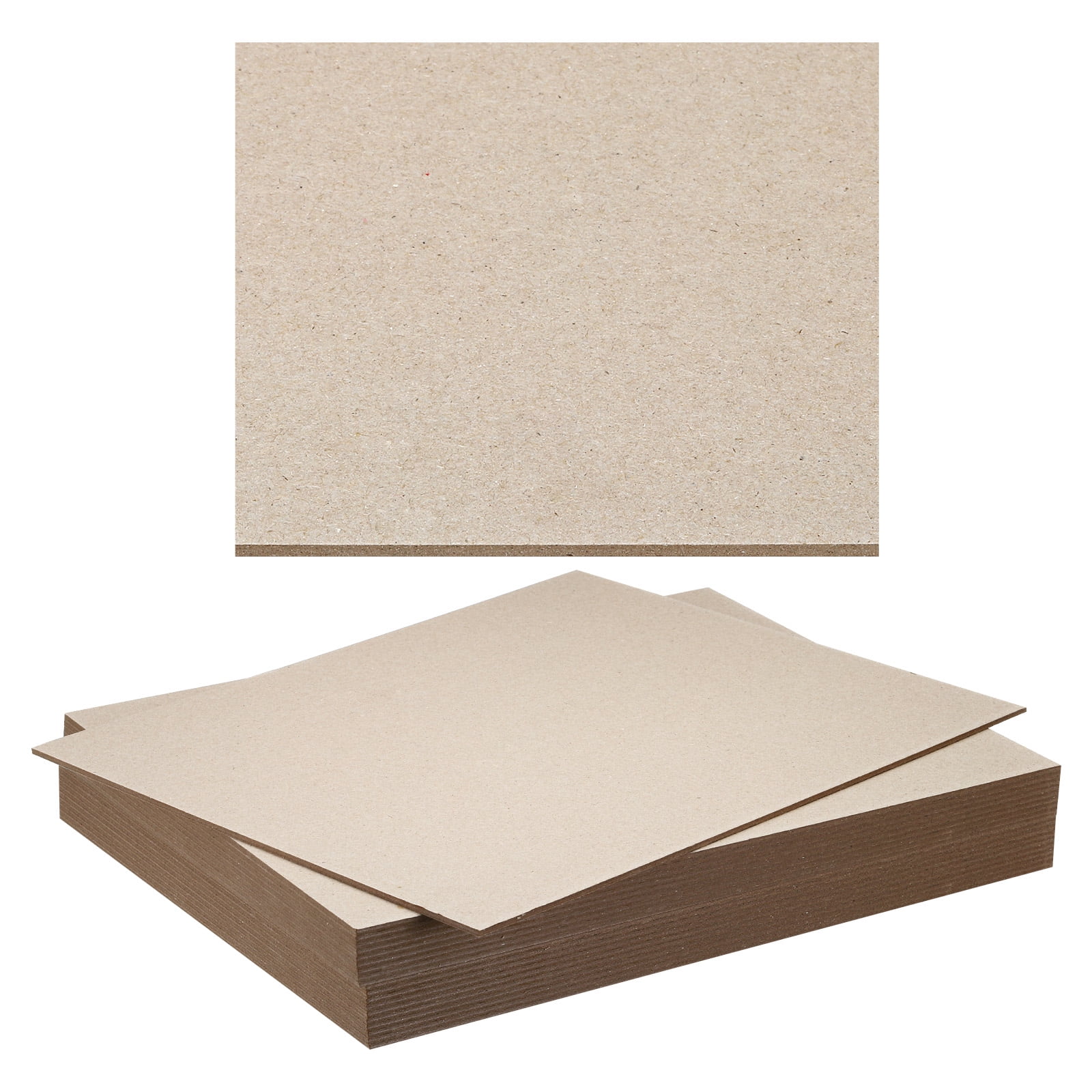 Uxcell 0.1"x12.5"x10" Book Board, 20 Pack Chipboard Sheets Book Binding ...