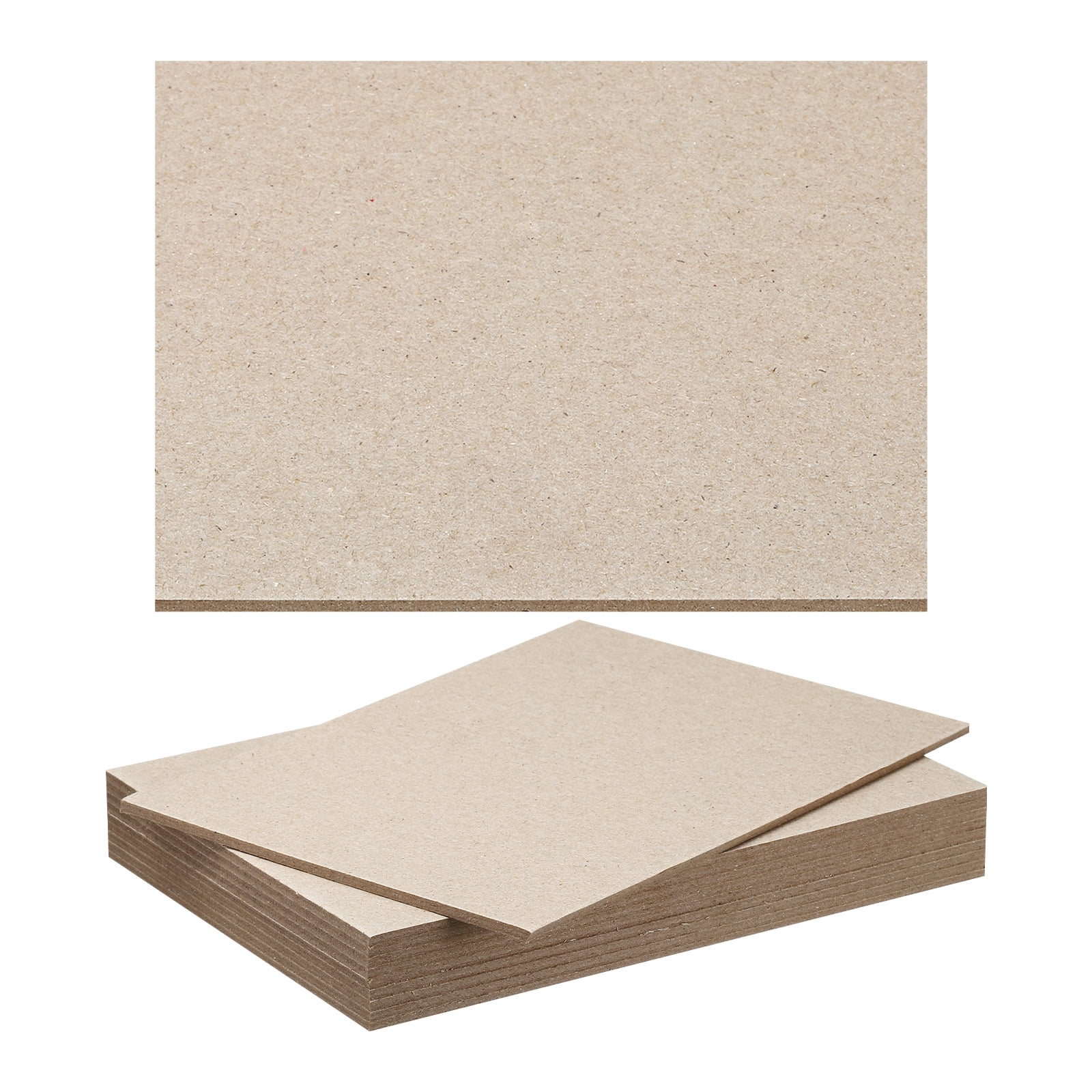 Uxcell 0.1"x7"x5" Book Board, 10 Pack Chipboard Sheets Book Binding ...