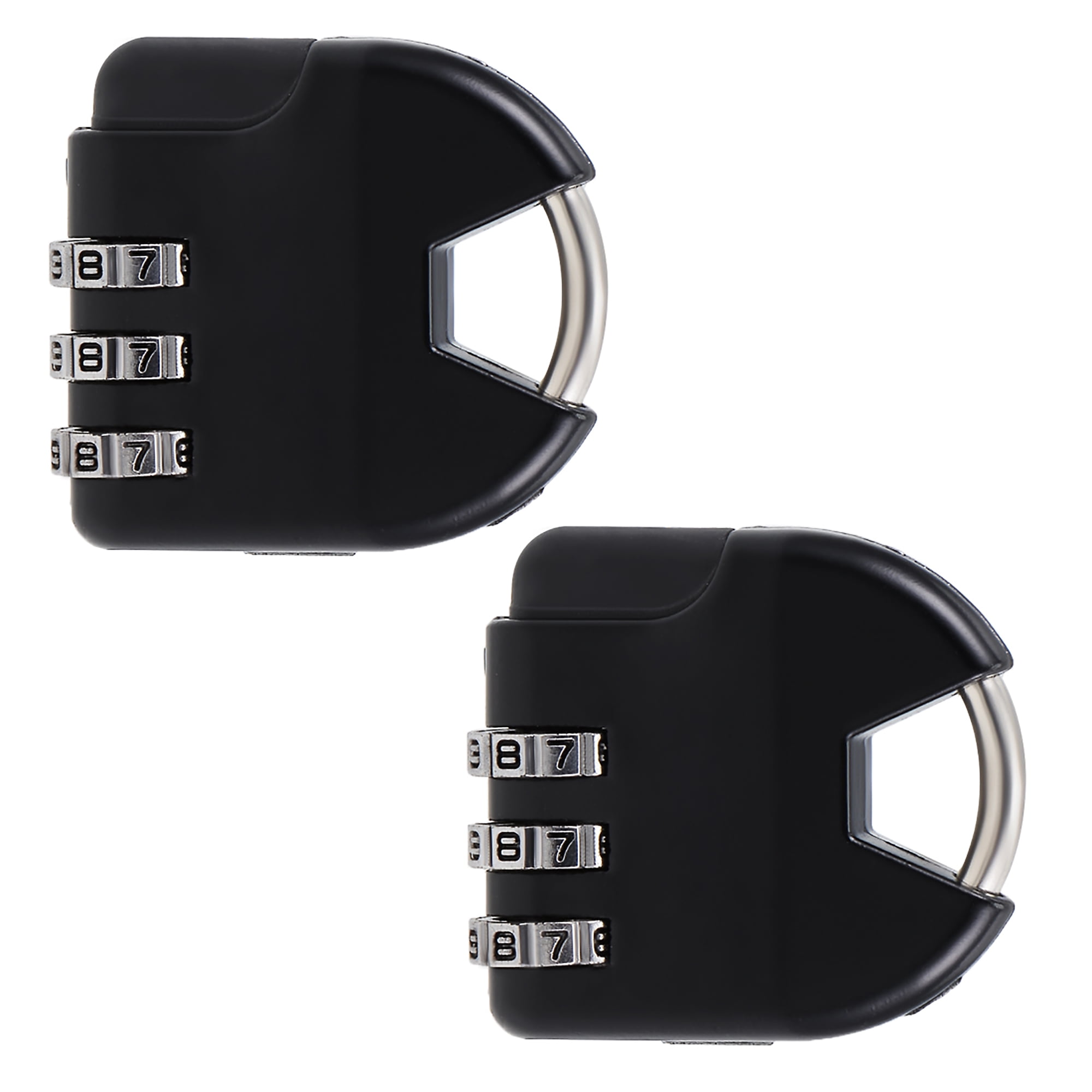 Uxcell 0.12'' 3 Digit Combination Padlock Steel Shackle Dia Code Locks ...