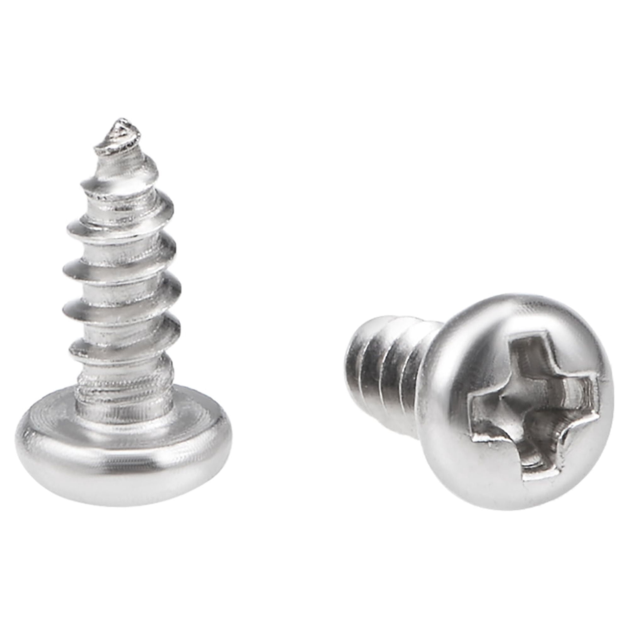 Uxcell 0.12''x 0.31'' Self Tapping Screws Pan Head Screw Fasteners ...