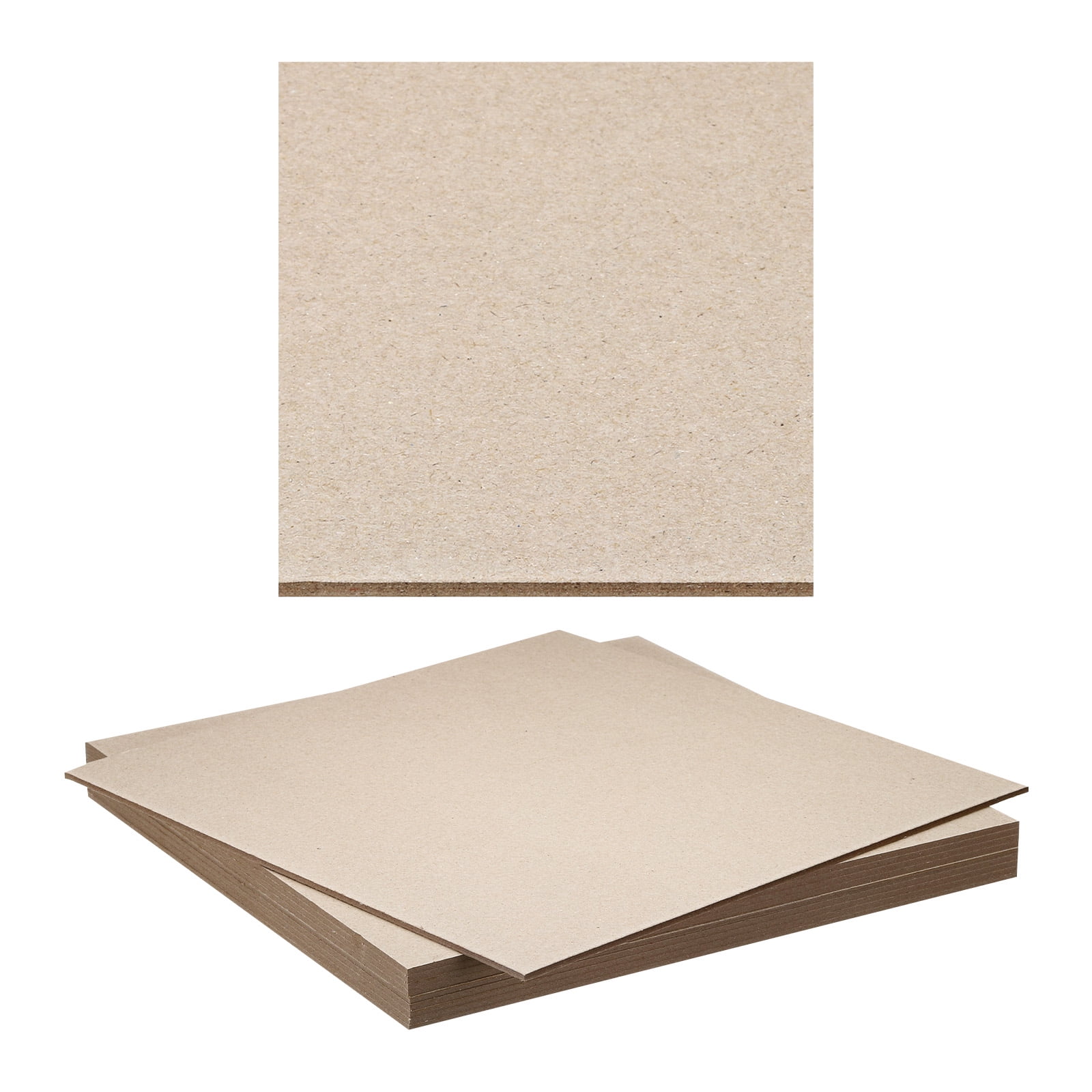 Uxcell 0.12"x12"x12" Book Board, 10 Pack Chipboard Sheets Book Binding ...