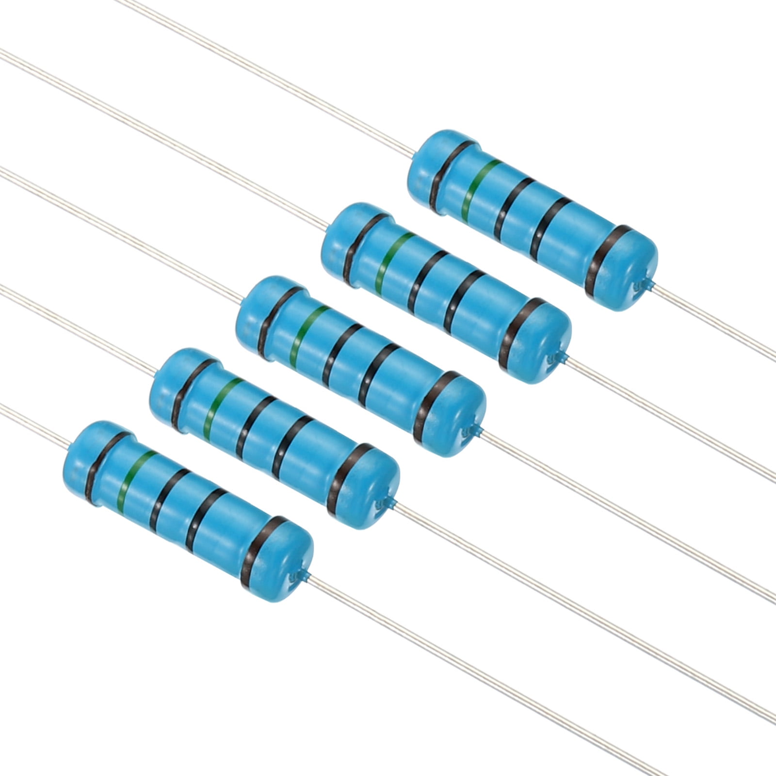 Uxcell 0.1Ohm to 750Ohm Metal Film Resistor Assortment Kit 30 Value 2W ...