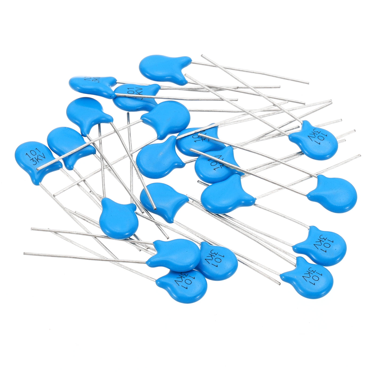 Uxcell 0.1nf 3kv High Voltage Ceramic Capacitor, 20 Pcs Ceramic Chip ...