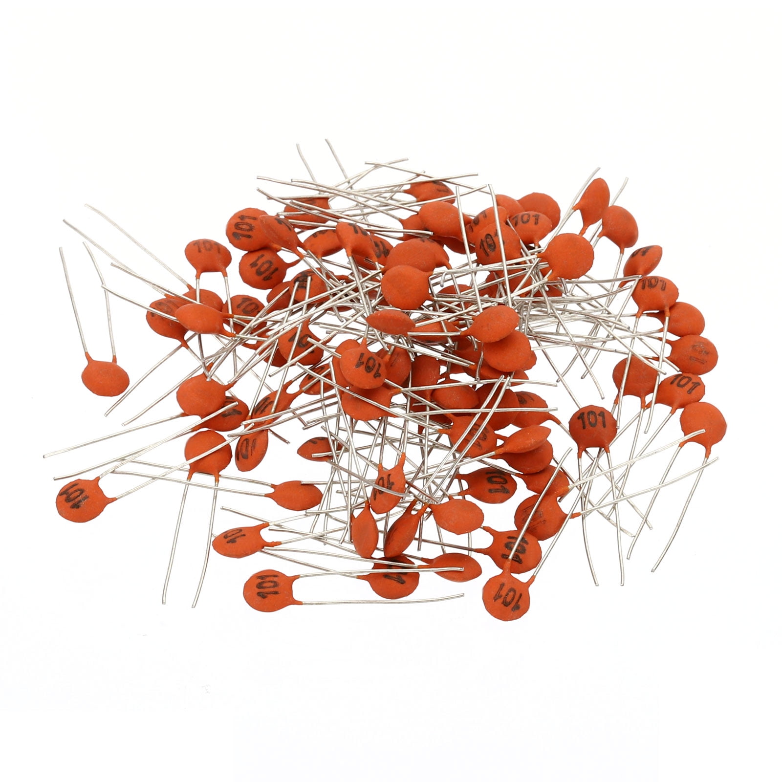 Uxcell 0.1nf 50V Ceramic Disc Capacitor, 100 Pcs Ceramic Chip Capacitor ...